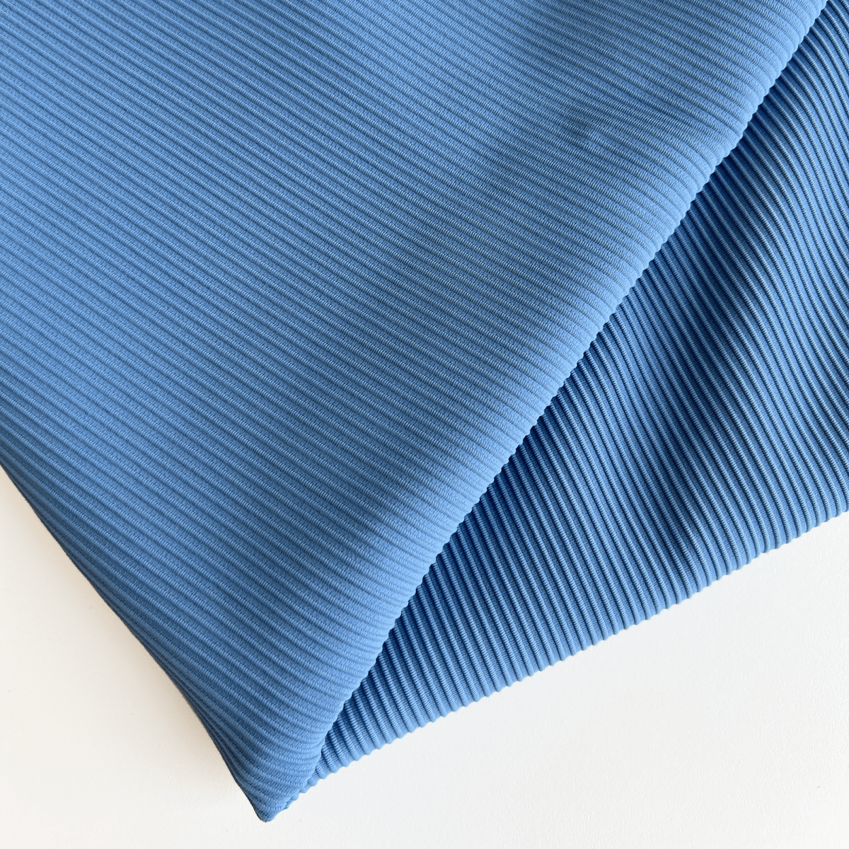 Athletic Basic Rib | Arctic Blue - Fabric + Flow – Fabric + Flow ...