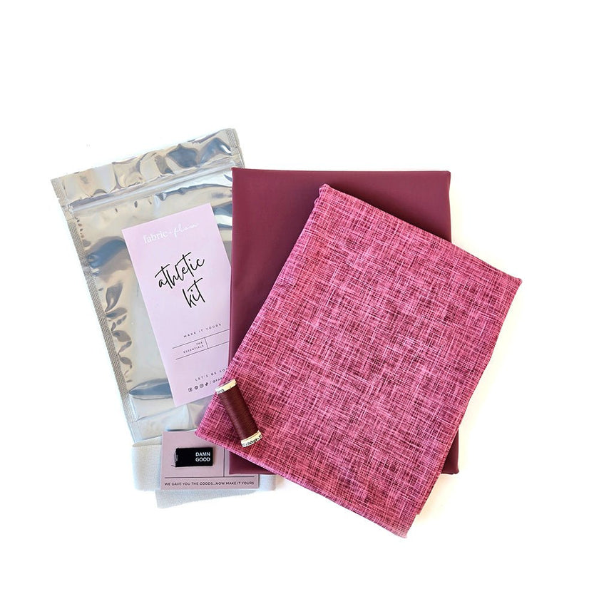 Athletic Print Kit | Guava Linen Look + Guava - Fabric + Flow – Fabric ...