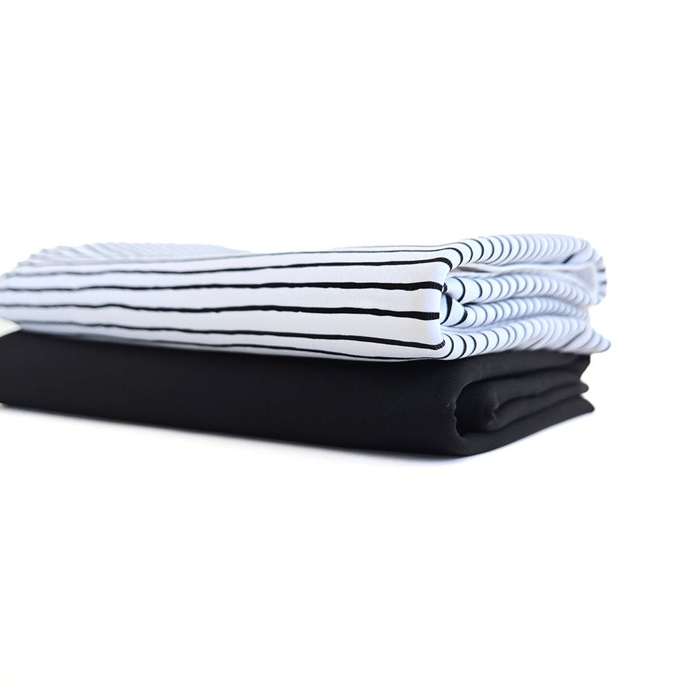Athletic Print Kit | Microstripe + Onyx - Fabric + Flow – Fabric + Flow ...