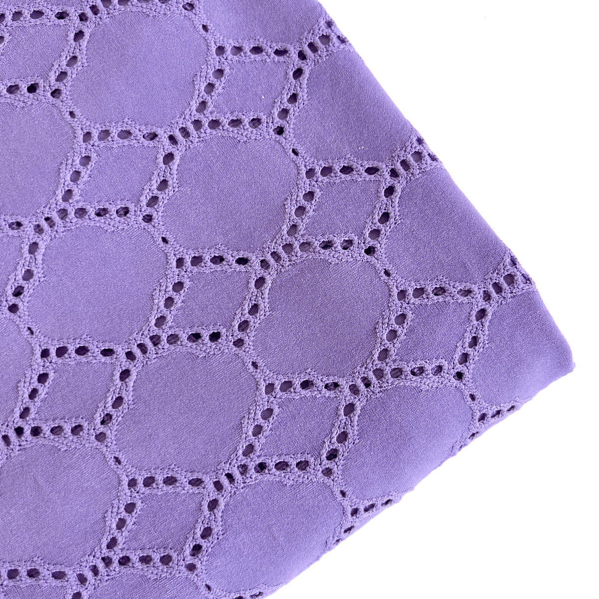 Eyelet Knit | Wisteria - Fabric + Flow – Fabric + Flow Textile Co.